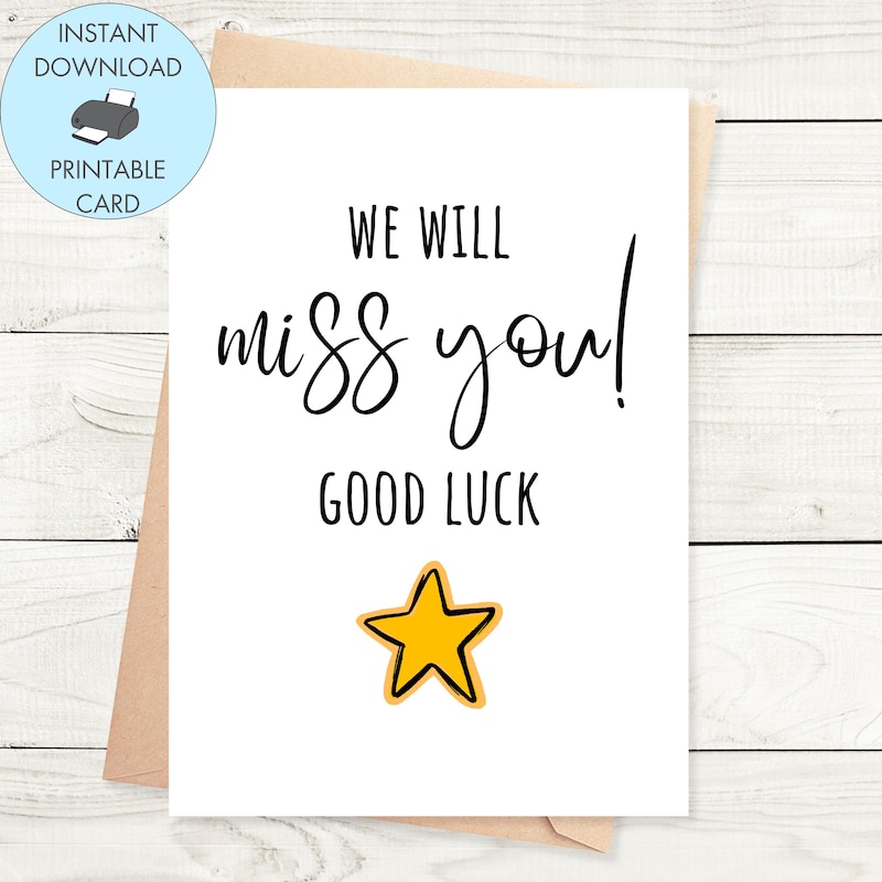 Well Miss You Card Work - Etsy