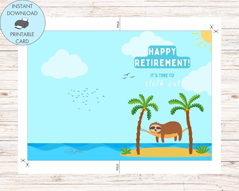 Printable Funny Retirement Card, Happy Retirement Card for Her ...