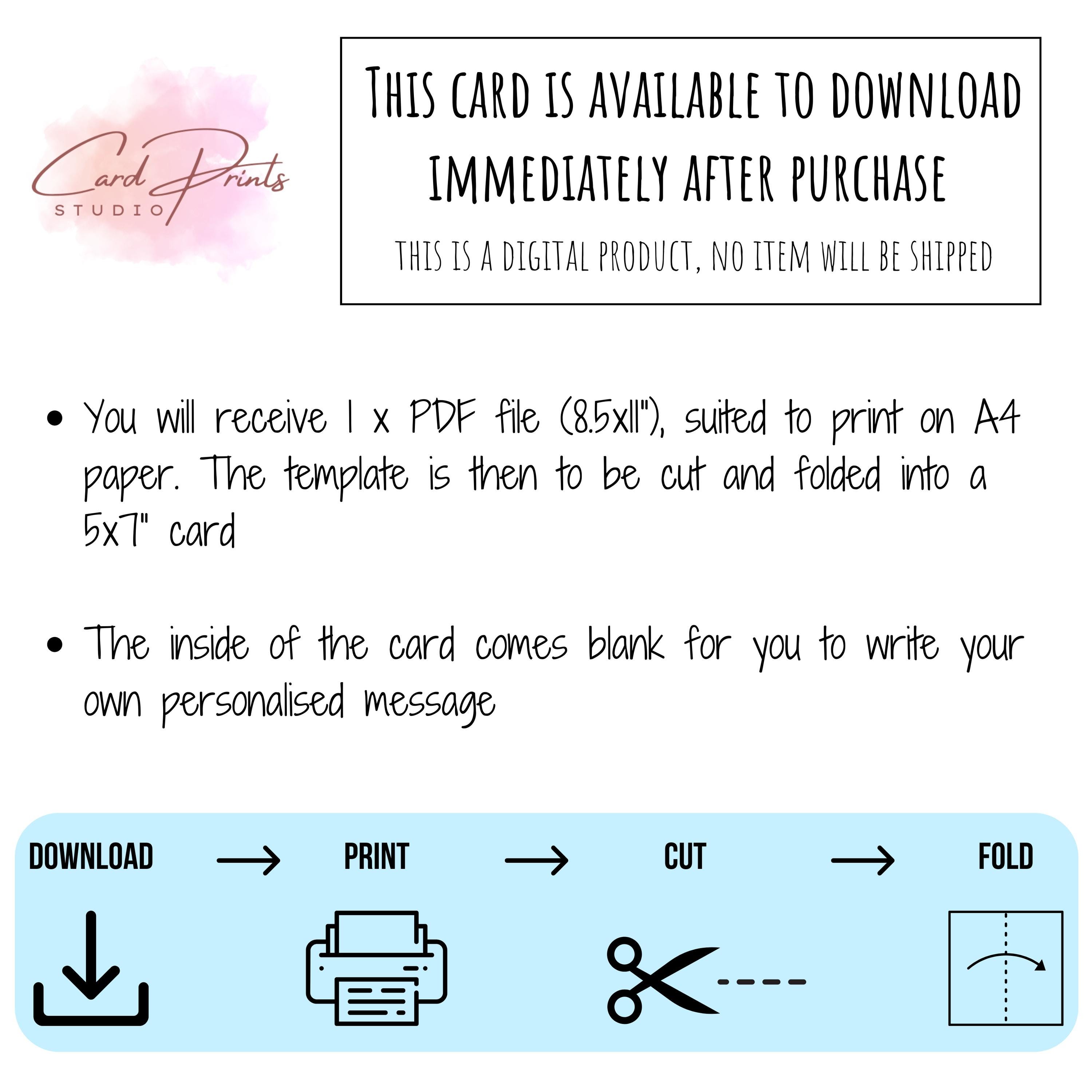 Printable Retirement Card, Happy Retirement Card for Her Funny ...