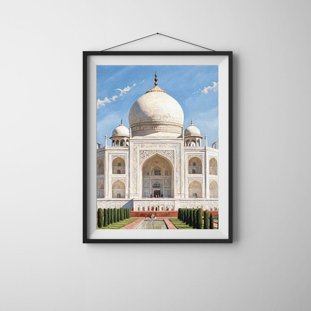 Taj Mahal Version 1 | Taj Mahal | India | Printable Wall Decor ...