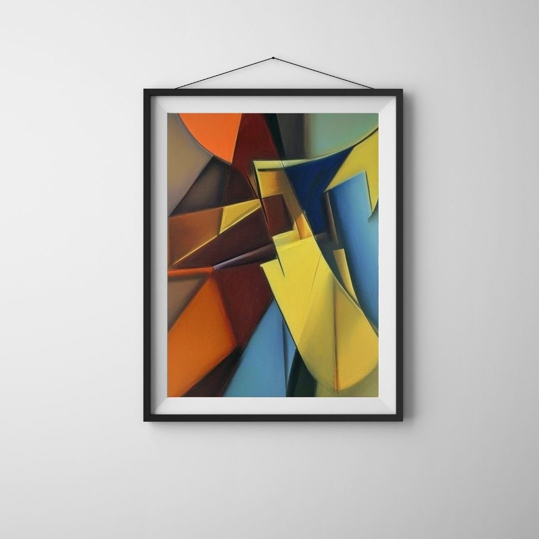 Distressed Cubics Cubism Cubism Art Digital Art Abstract Art Geometric ...