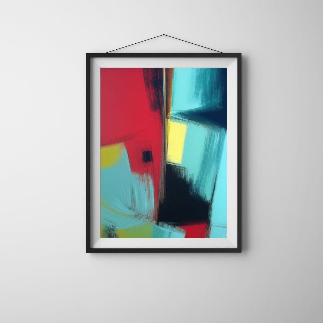Blue Haze Blue Art Blue Abstract Art Printable Art Digital Art ...