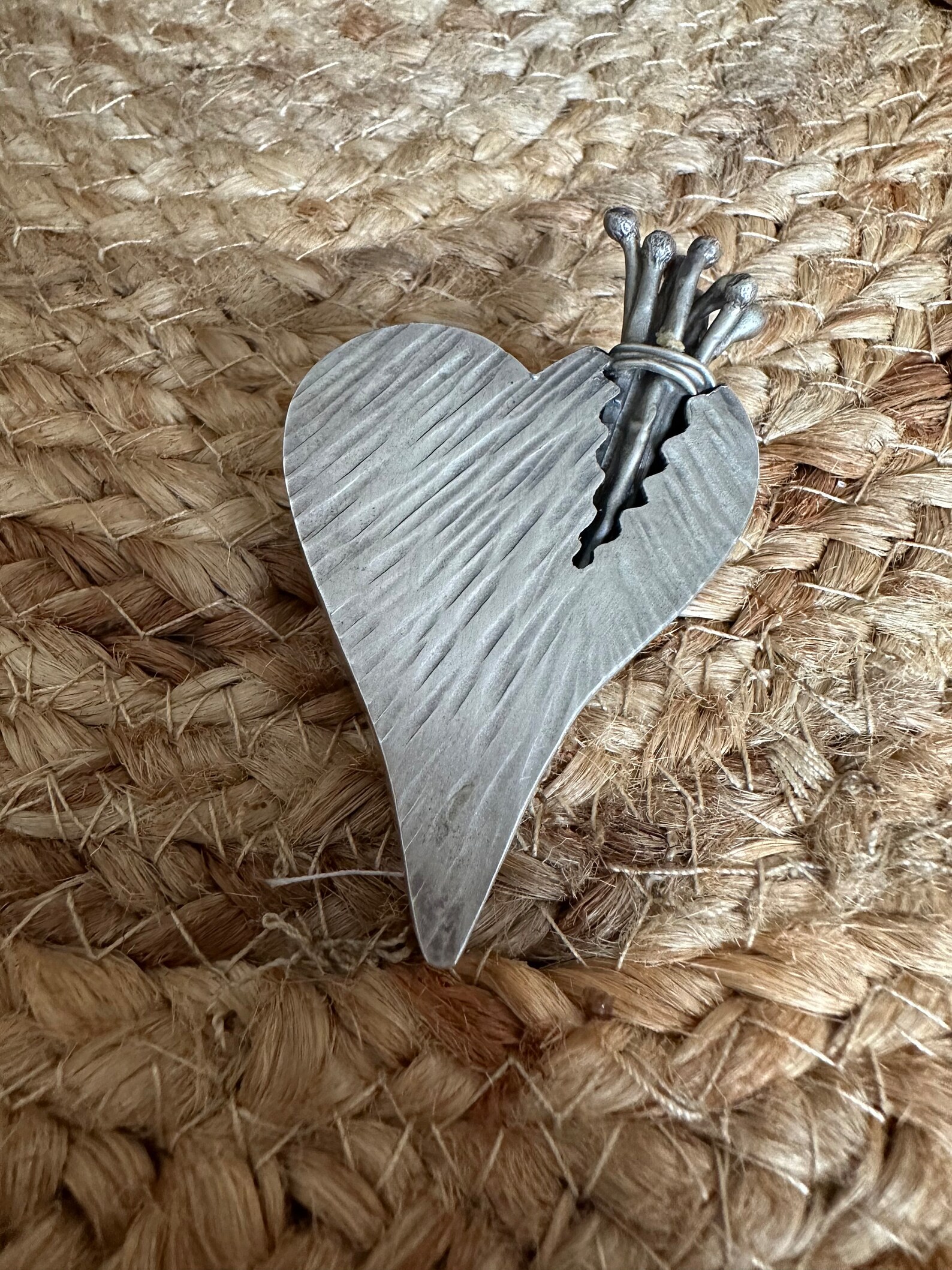 Vintage Margaret Ellis, "dream Your Dreams Beyond" Heart Pin, Sterling ...