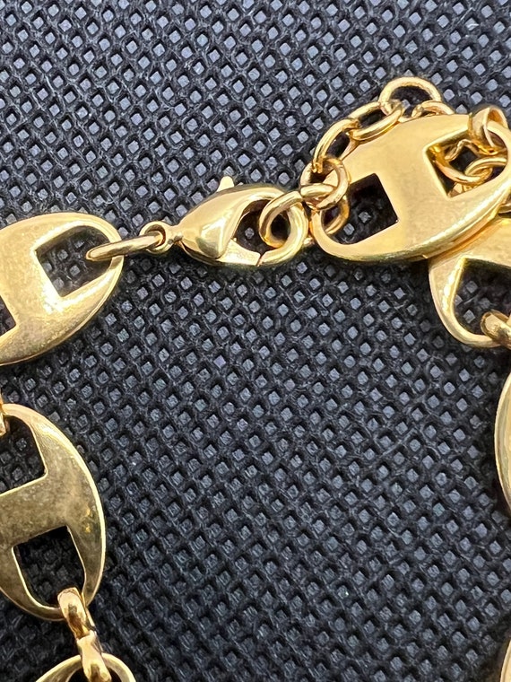 Jackie Kennedy, Stamped JBK, Gold Tone Necklace - Gem