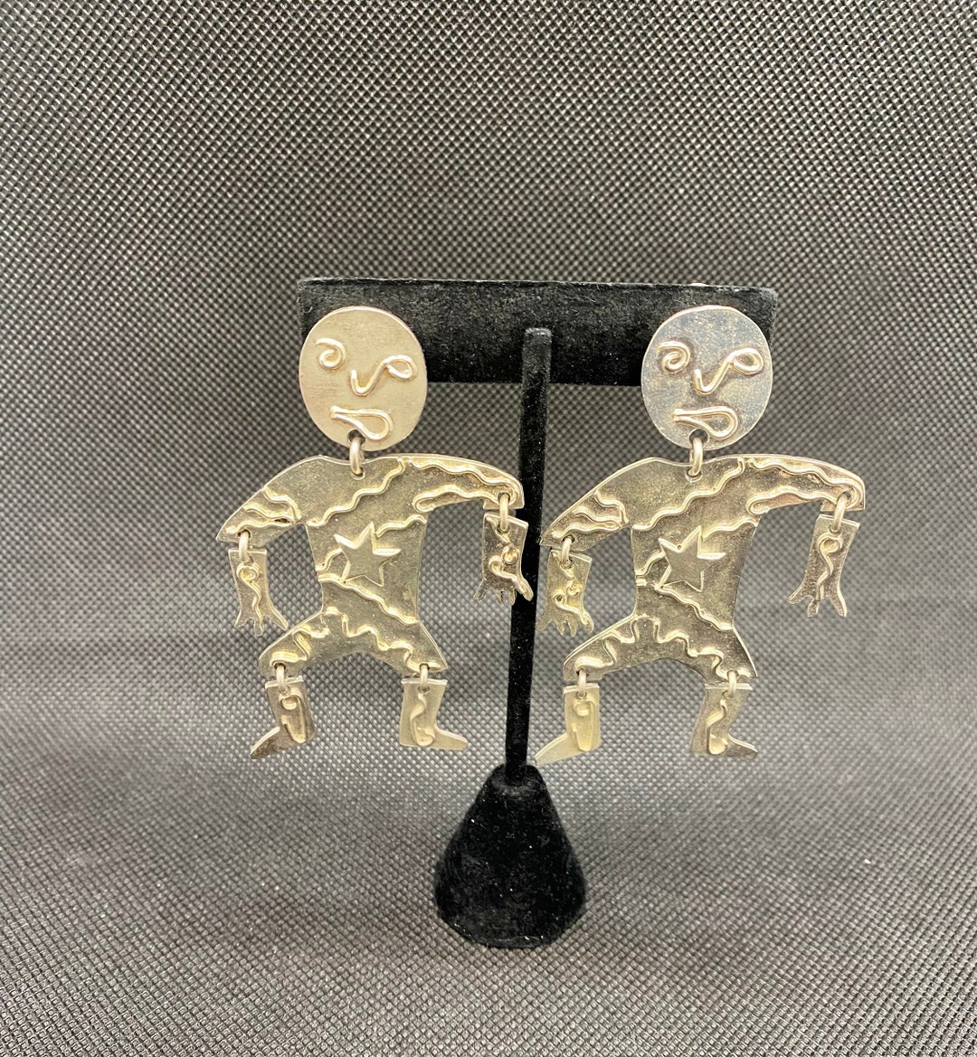 Vintage, Edouard Rambaud Paris, Modernist Clip-on Earrings - Etsy