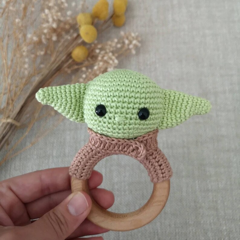 Amigurumi Baby Yoda Set Grogu Stroller Chain Baby Yoda - Etsy Australia