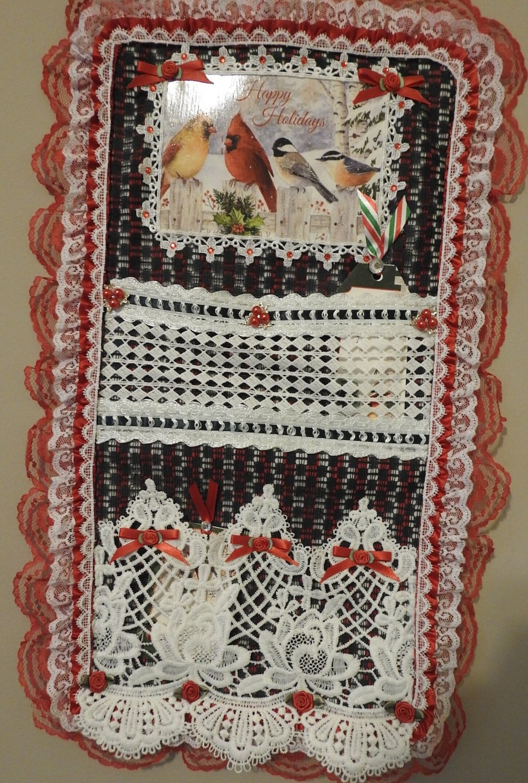 Christmas Card Holder Wall Hanging - Etsy