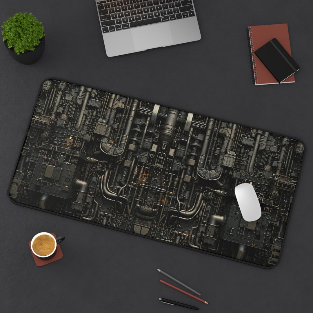 Steam Powered - Desk Mat | Industrial, Giger, Steampunk - Etsy
