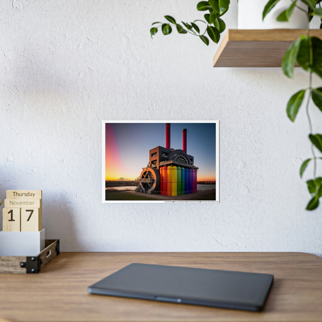 The Pride Factory Gloss Poster Pride Celebration Art, LGBTQ Poster ...