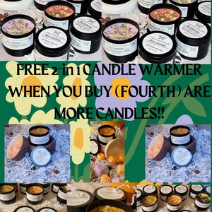 Wickless Soy Candle 8 Oz Tin for Electric Candle Warmer, Highly Scented ...