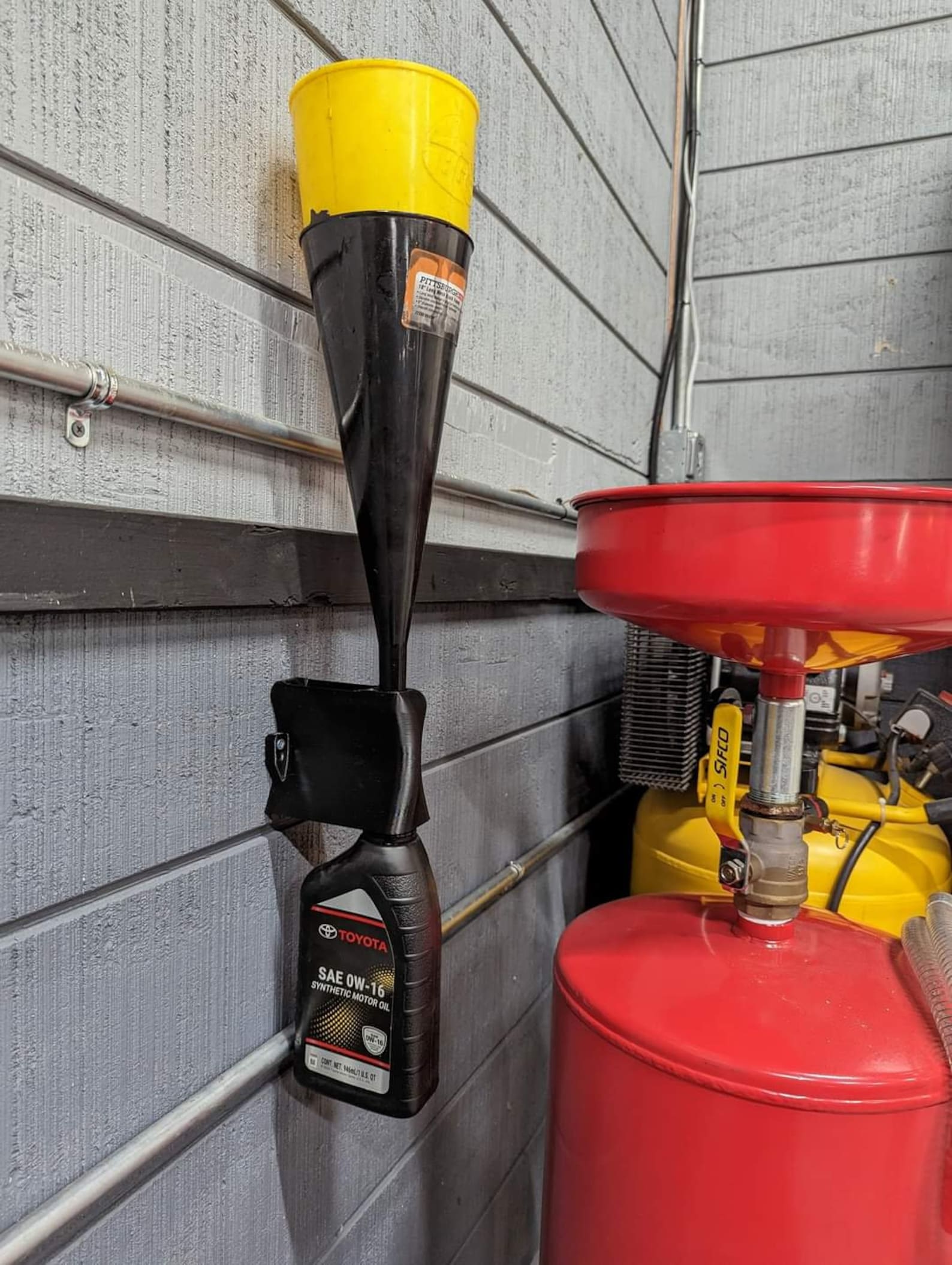 Long Mechanics Funnel Storage/drain Wall Mount - Etsy