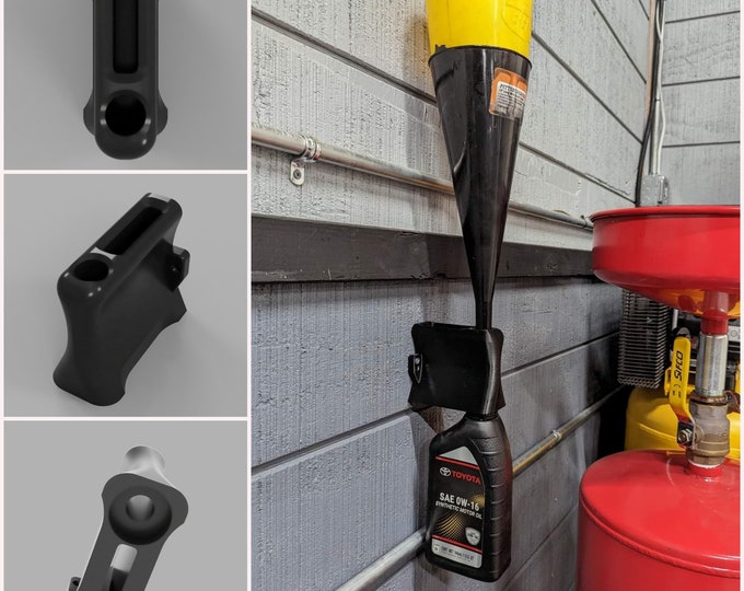 Long Mechanics Funnel Storage/drain Wall Mount - Etsy