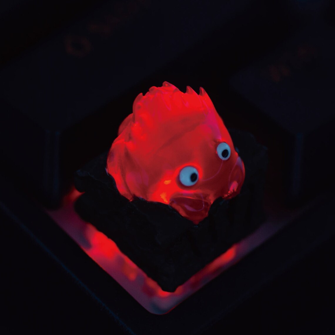 Calcifer, Howl's Moving Castle, Keycap, Home Decor, Gift, House Warming ...