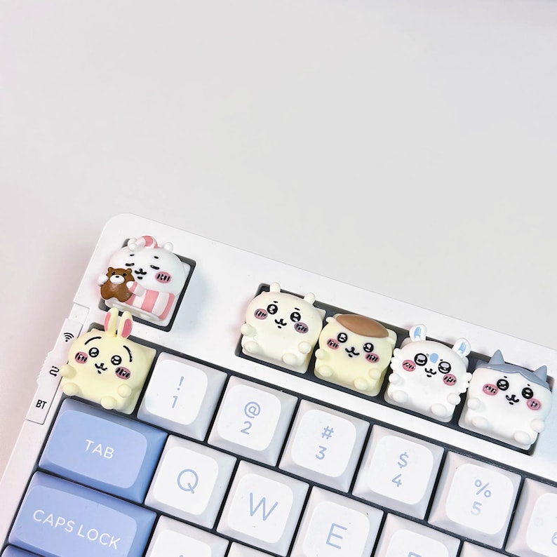 Chiikawa, Keycap, Home Decor, Gift, House Warming, Resin, Free Shipping ...