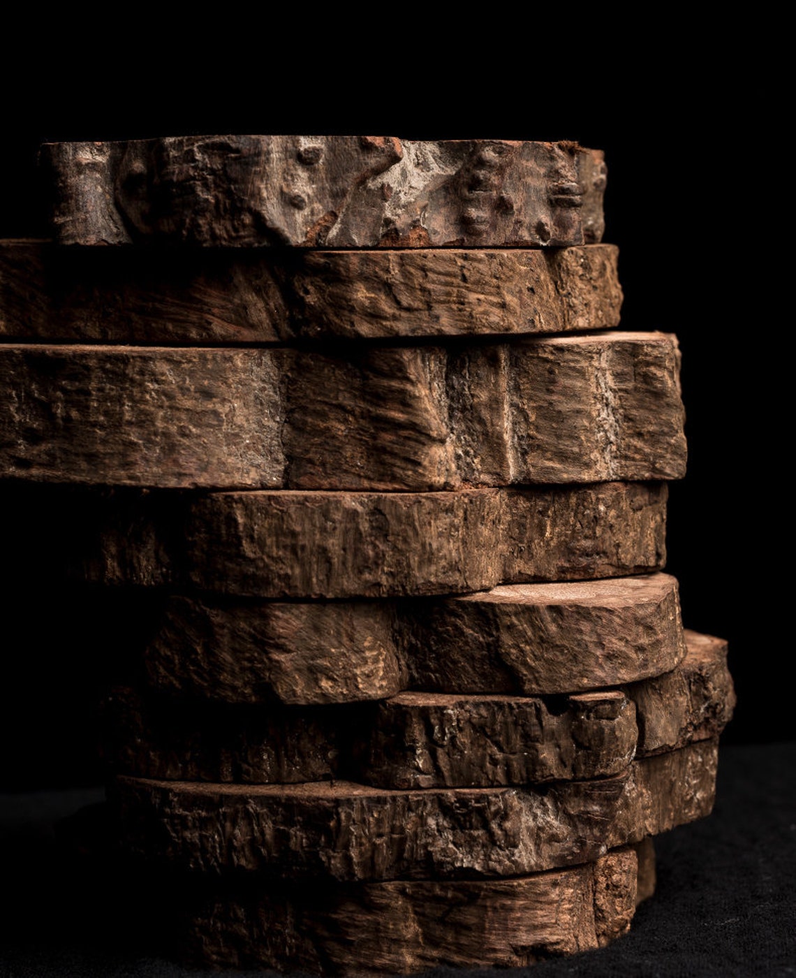 Wood Slices, Wood Slabs, Tree Slices, Coasters, Hand Carved, Woodland ...