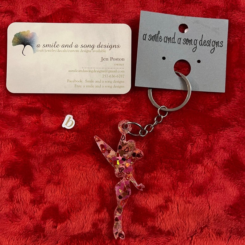 Tinker Bell Keychain - Etsy