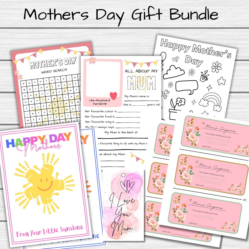 Mothers Day Printable, Mothers Day Activities, Mothers Day Games ...