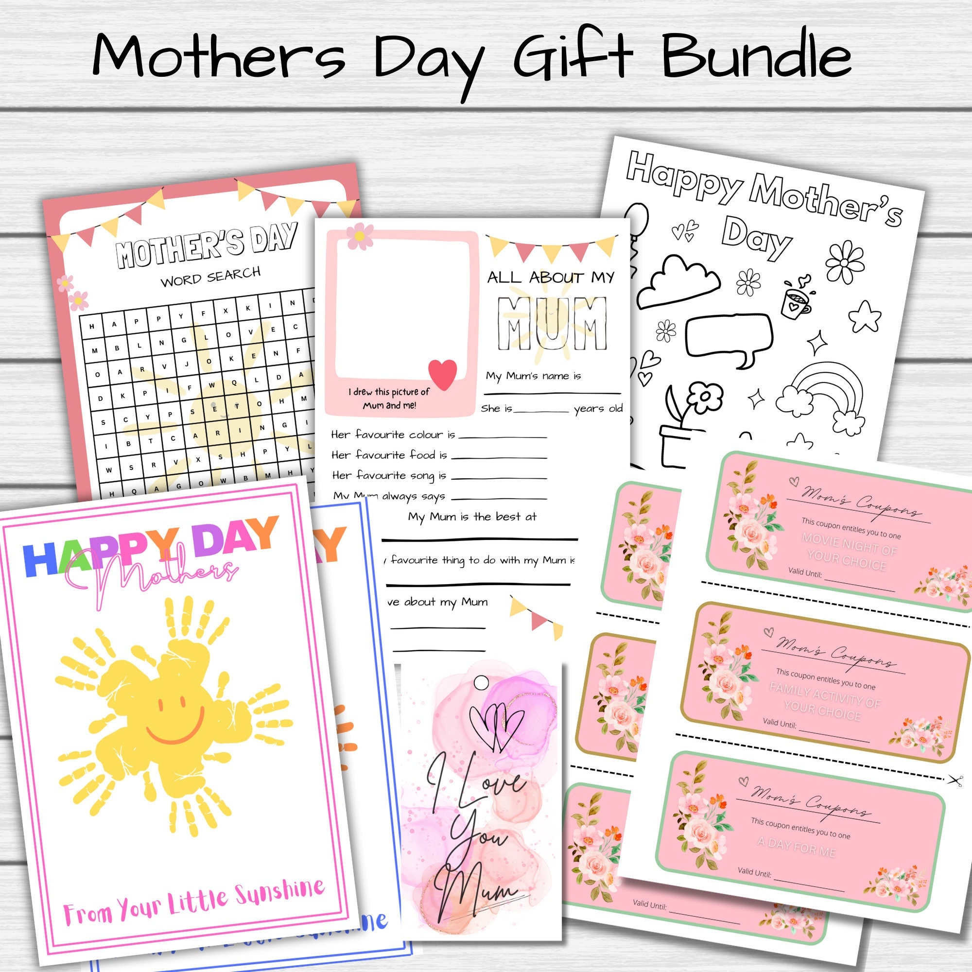 Mothers Day Printable, Mothers Day Activities, Mothers Day Games ...
