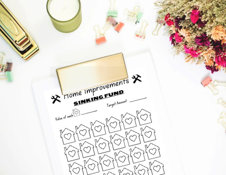 Sinking Funds Printable, Sinking Funds Tracker, Sinking Funds Challenge ...