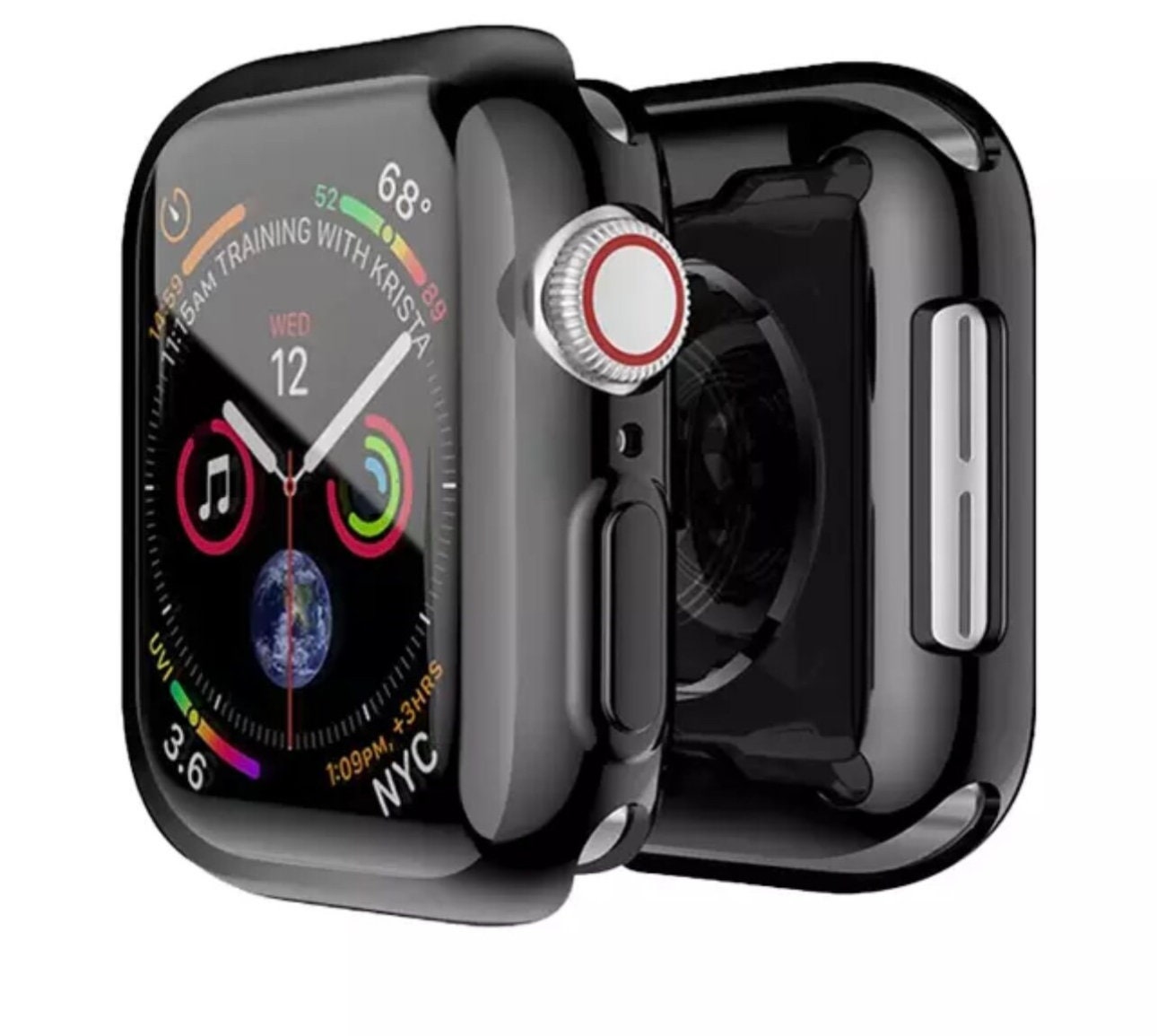 Screen Protector for Apple Watch TPU Bumper Case Cover 38mm 40mm 41mm ...