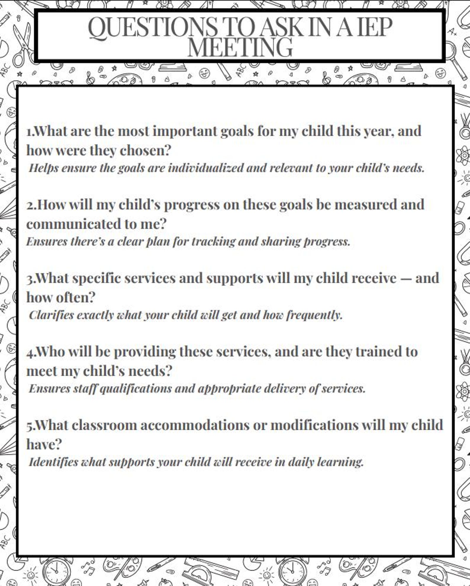 IEP Binder: an Introduction to IEP Meetings and How to Stay Organized ...