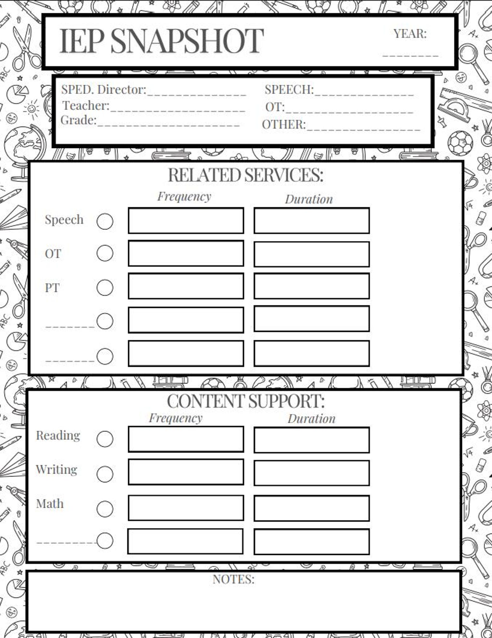 IEP Binder: an Introduction to IEP Meetings and How to Stay Organized ...
