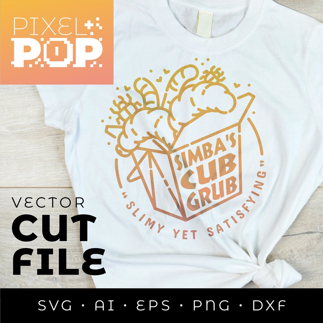 Simba's Cub Grub • the Lion King • SVG Cut File • Digital Download - Etsy