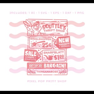 Scuttle's Thrift Shop • the Little Mermaid • SVG Cut File • Digital ...
