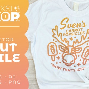 Sven's Carrot Popsicles Frozen SVG Cut File Digital Download - Etsy