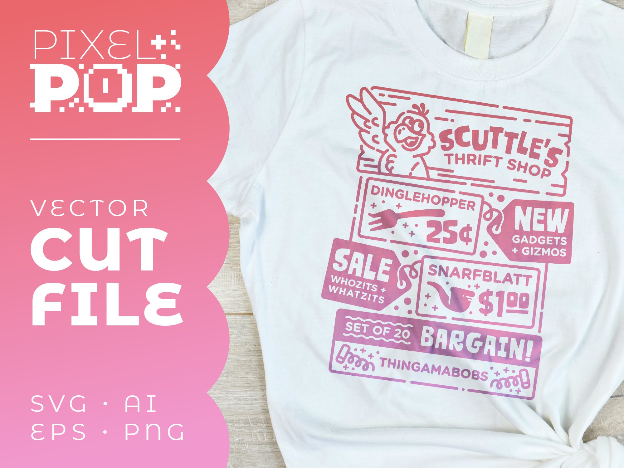 Scuttle's Thrift Shop the Little Mermaid SVG Cut File - Etsy
