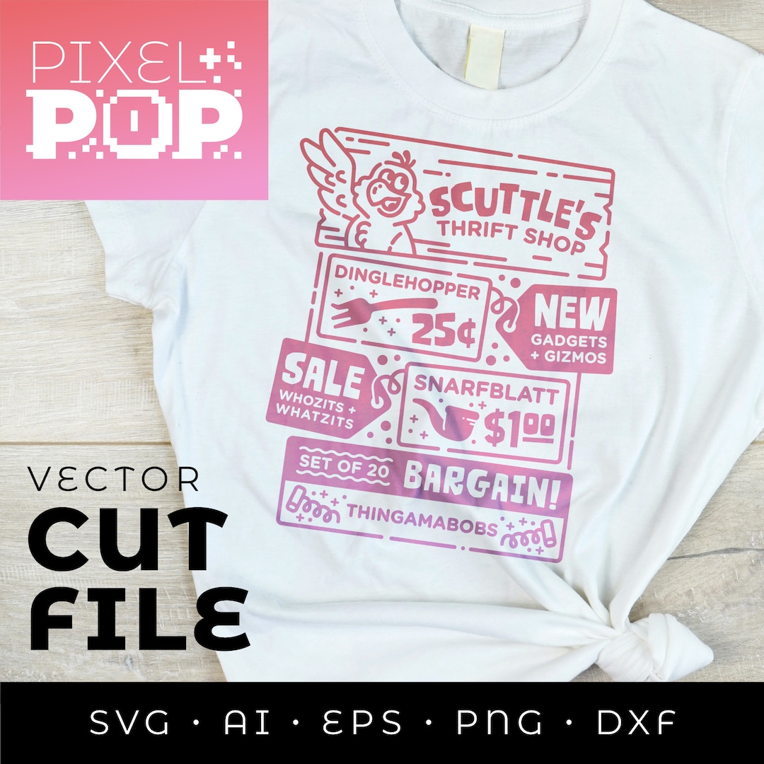 Scuttle's Thrift Shop • the Little Mermaid • SVG Cut File • Digital ...