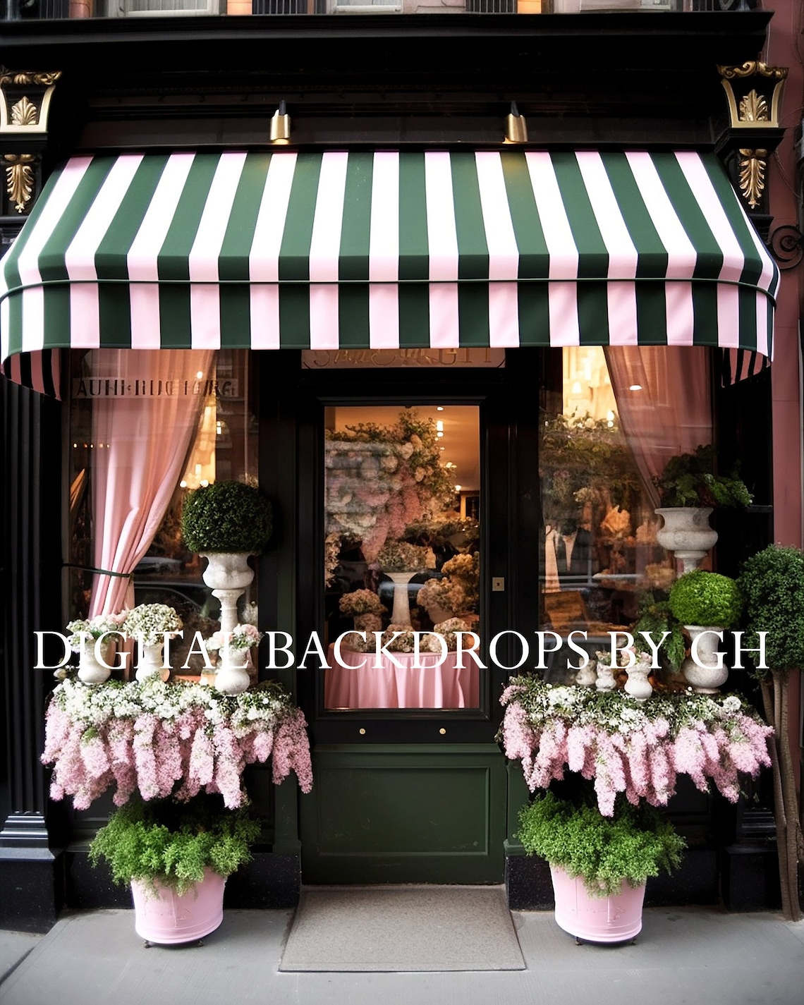 French Boutique Digital Backdrop (6) - Etsy