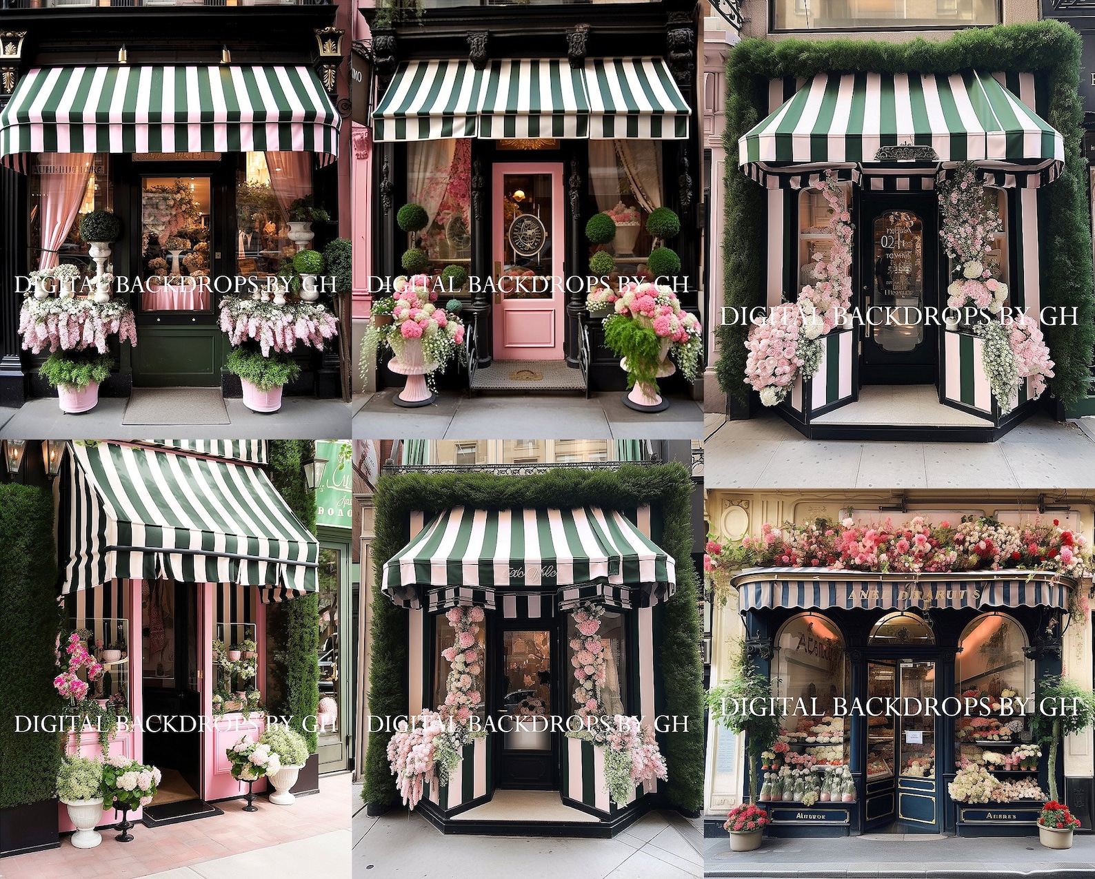 French Boutique Digital Backdrop (6) - Etsy