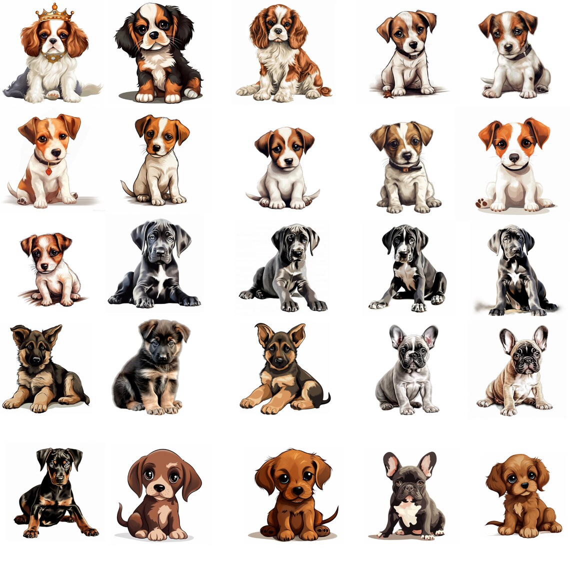 Puppy Dog Clipart | PNG | Transparent Background | Full Commercial Use ...