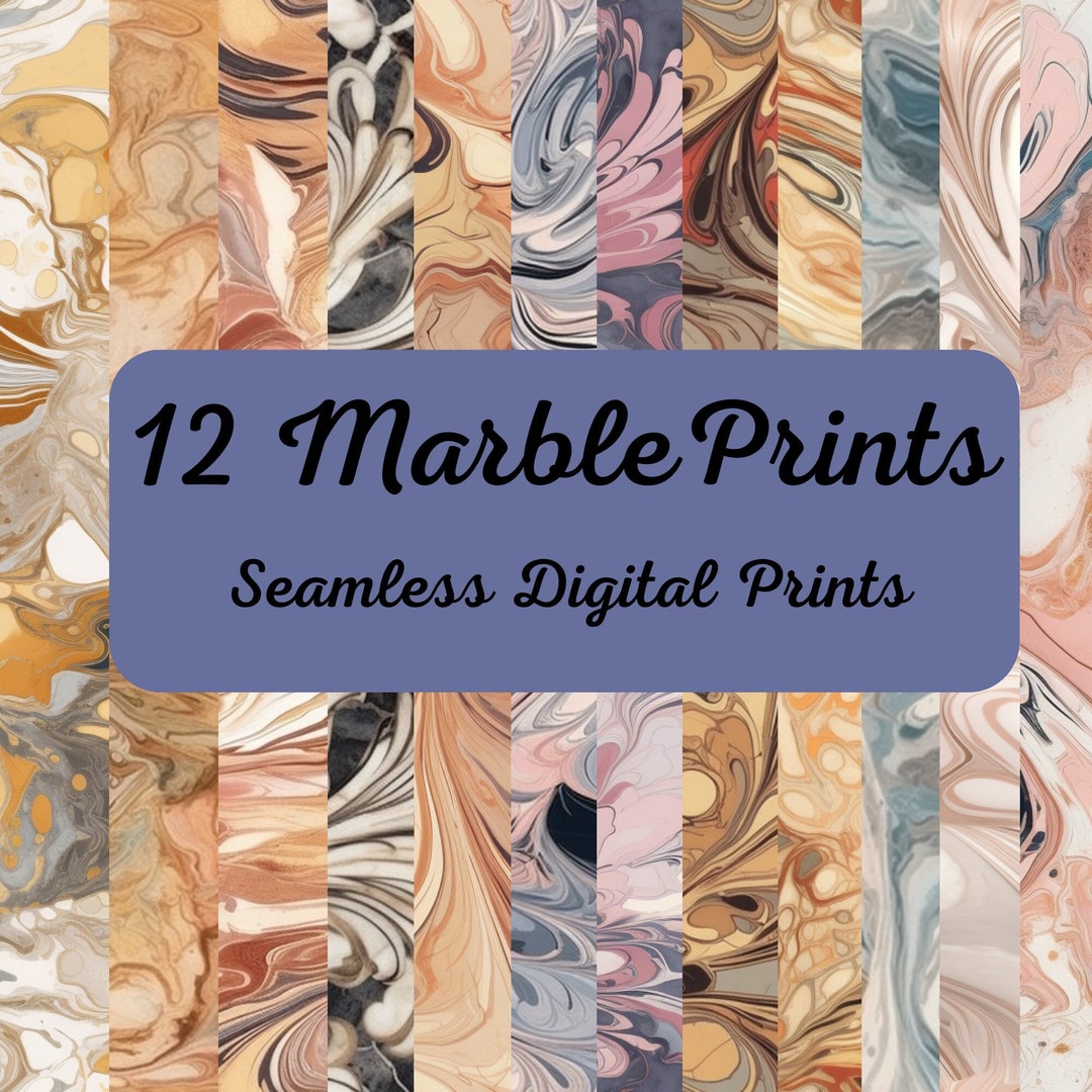 Marble Digital Paper | Marble Background | 12 Designs - 12x12in ...