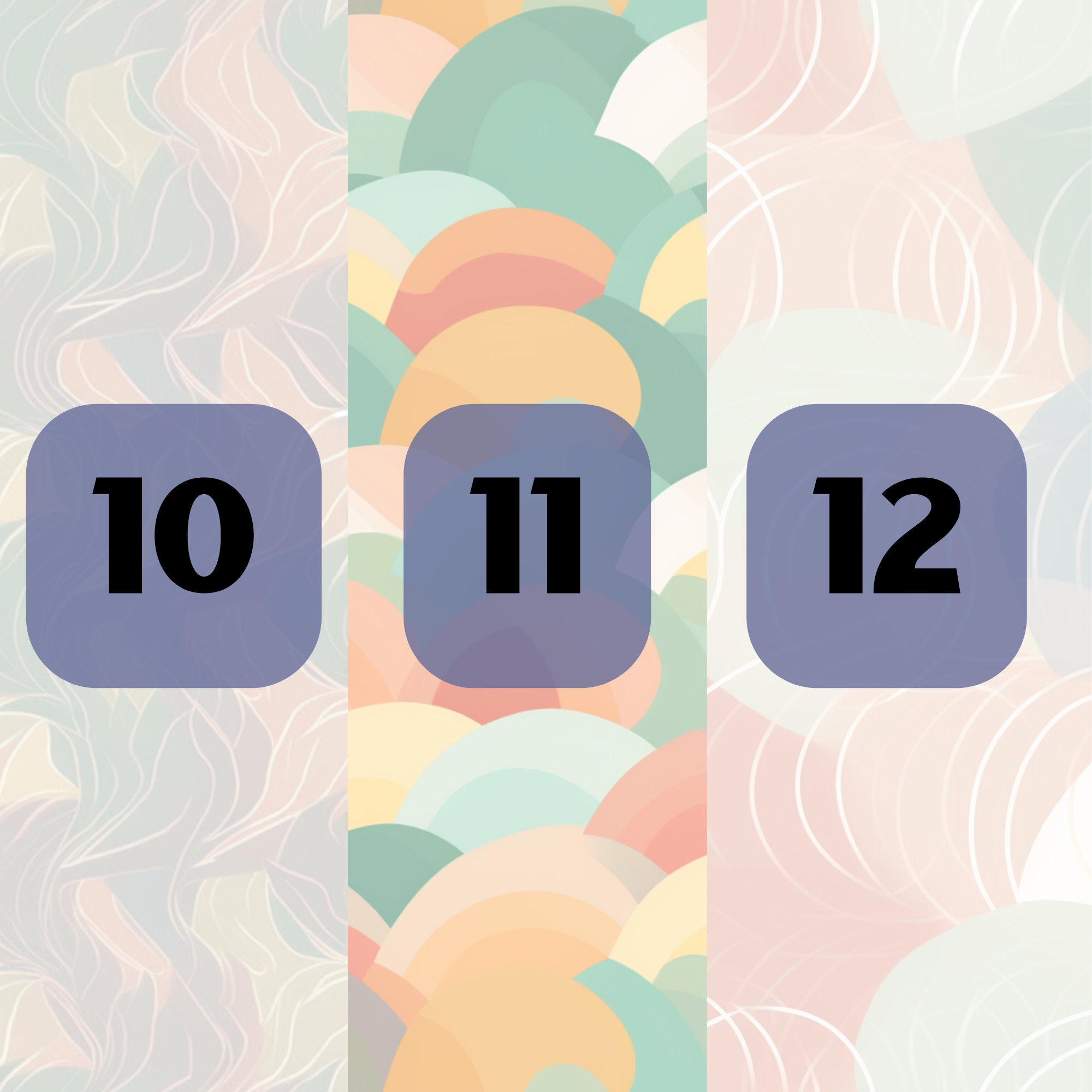 Pastel Digital Paper | Pastel Background | 12 Designs - 12x12in ...