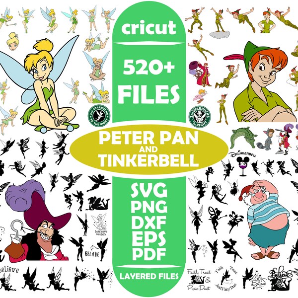 Peter Pan Svg - Etsy