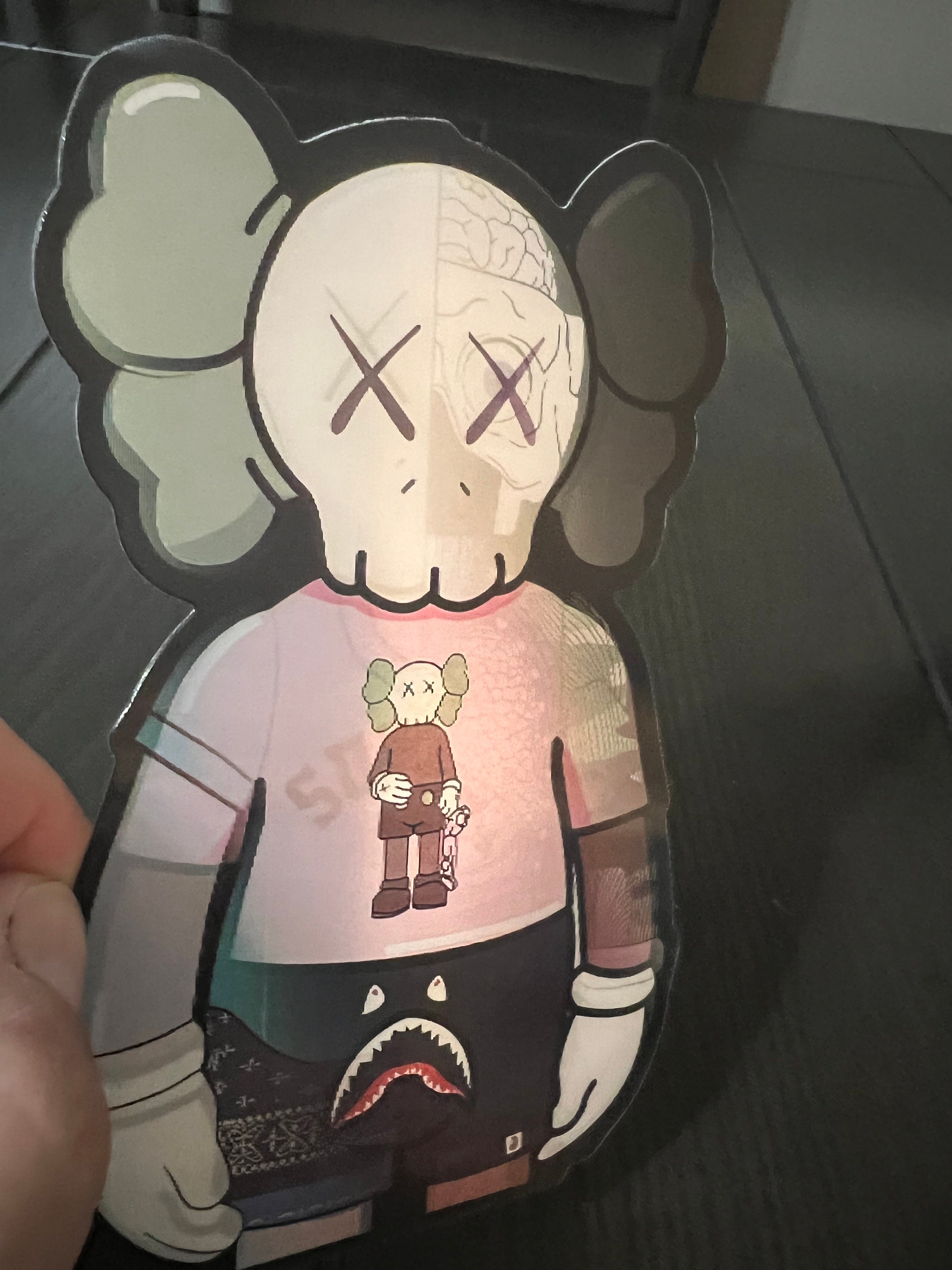 Kaws Mickey Mouse 3D Zombie Alien Mode Top Notch Motion Moving Sticker ...