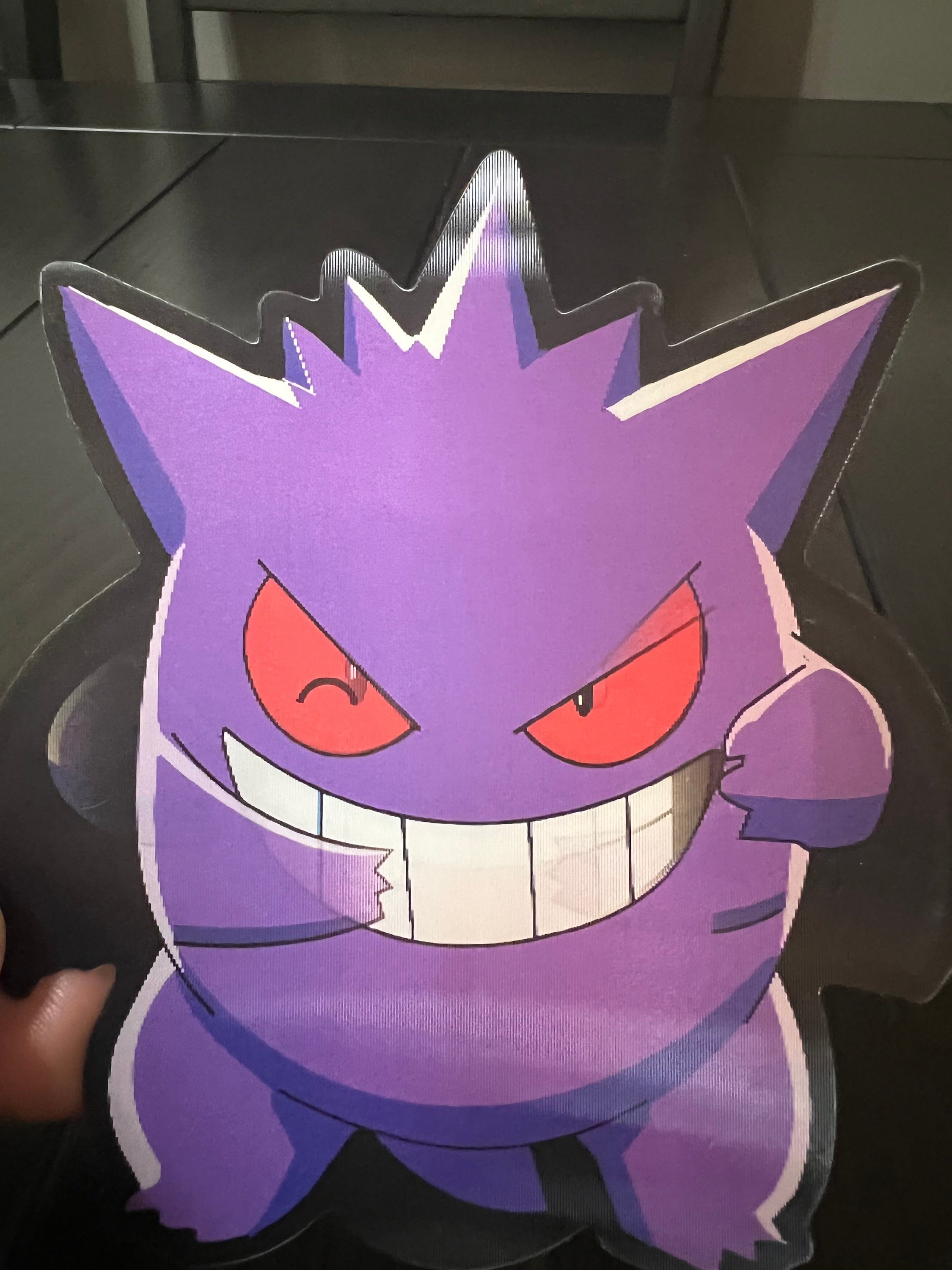 Gengar Ghost/poison Pokemon Anime 3D Member High Quality Sticker - Etsy