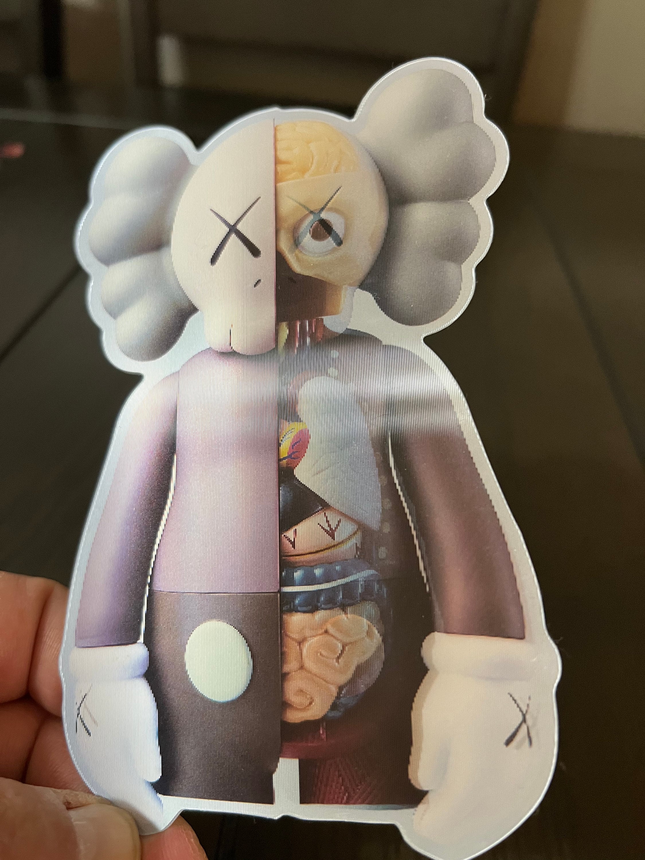 Kaws Mickey Mouse Super Find 3D Anime Top Notch Quality Moving Motion ...