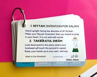 Arabic Alphabet Flash Cards Children Learning Arabic Words - Etsy