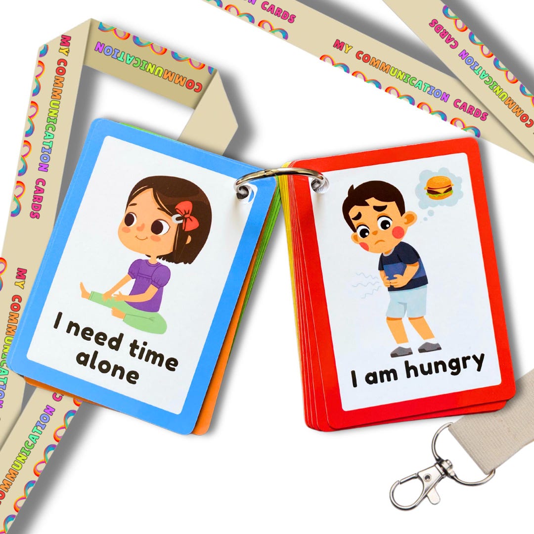 Communication Cards for Non Verbal Children and Adults, Autism Special ...