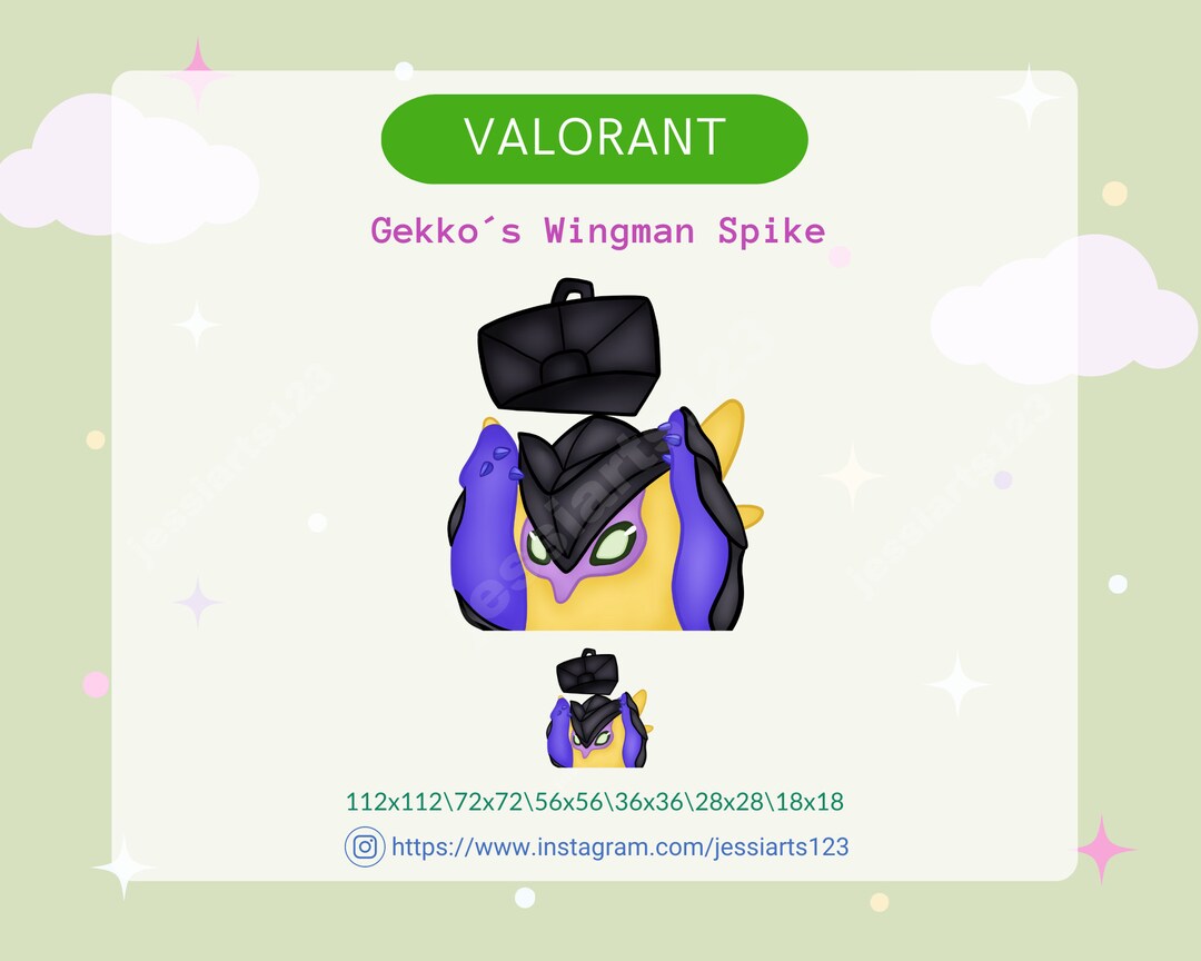 Valorant Gekko Pet Wingman Emote - Etsy