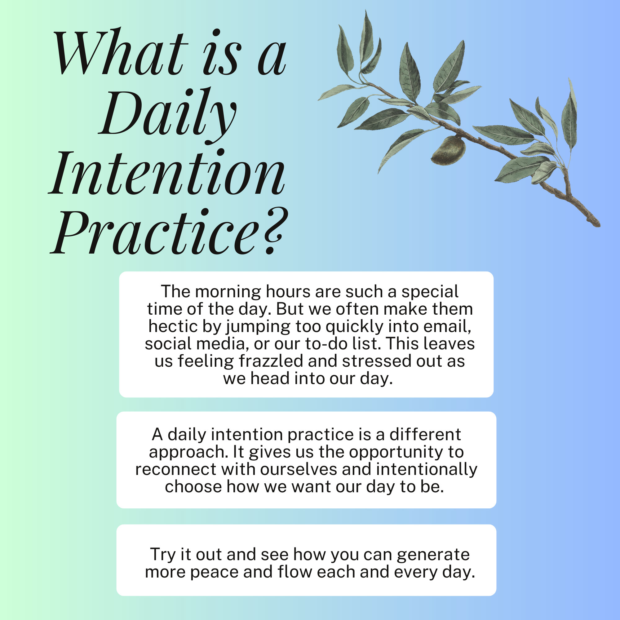 Printable Daily Intention Cards - Etsy