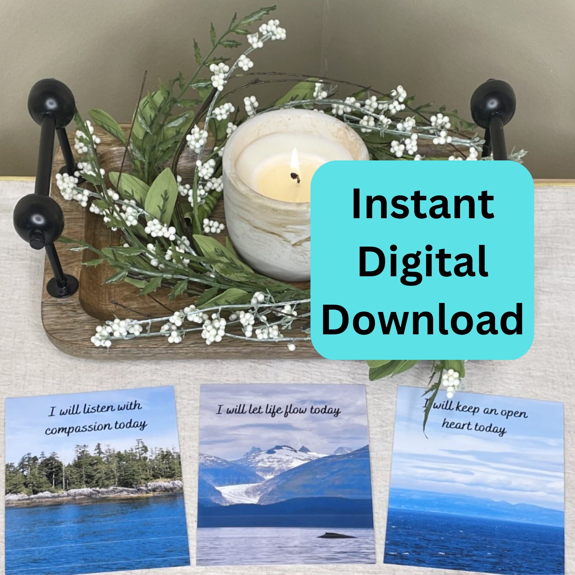 Printable Daily Intention Cards - Etsy