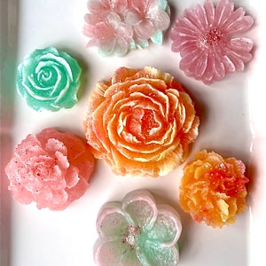 Edible Crystal Candy Flower Bouquet: Kohakutou Vegan Jelly Candies ...