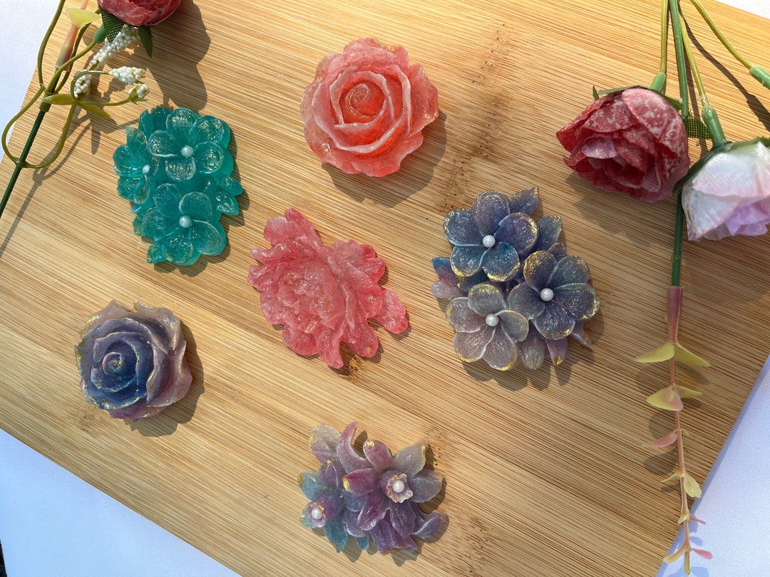 Crystal Candy Flowers Bouquet Flavor Variety Almoat of 6 Beautiful ...