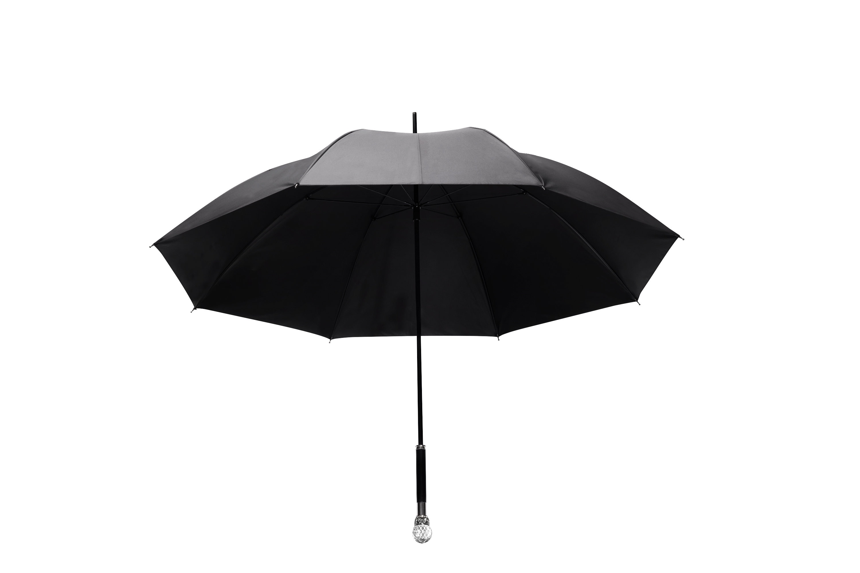 Umbrella With Clear Crystal-shaped Handle - Etsy