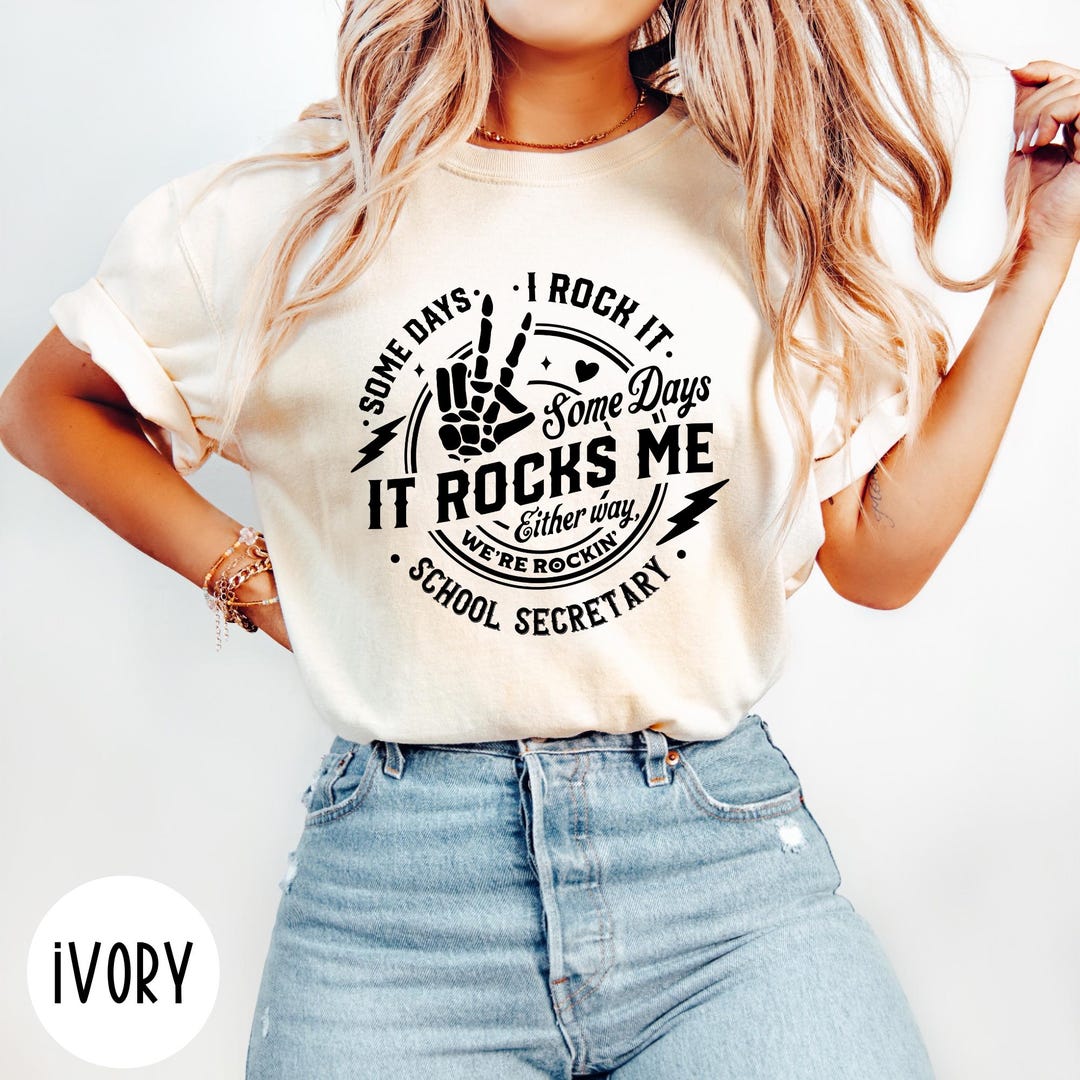 Comfort Colors School Secretary Shirt, School Office Shirt, Secretary ...