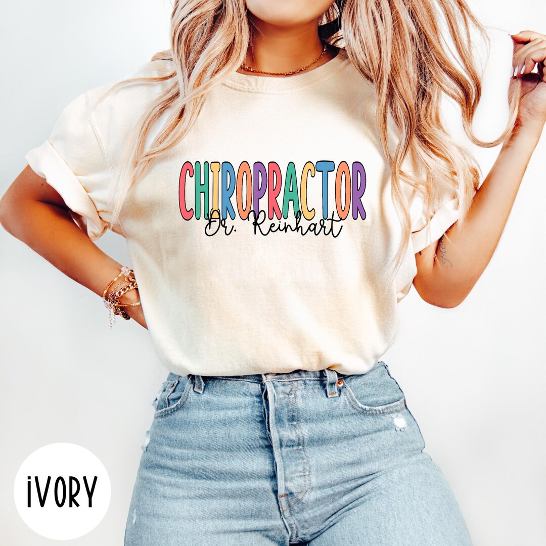 Personalized Chiropractor Shirt,chiropractor Shirt,doctor of ...